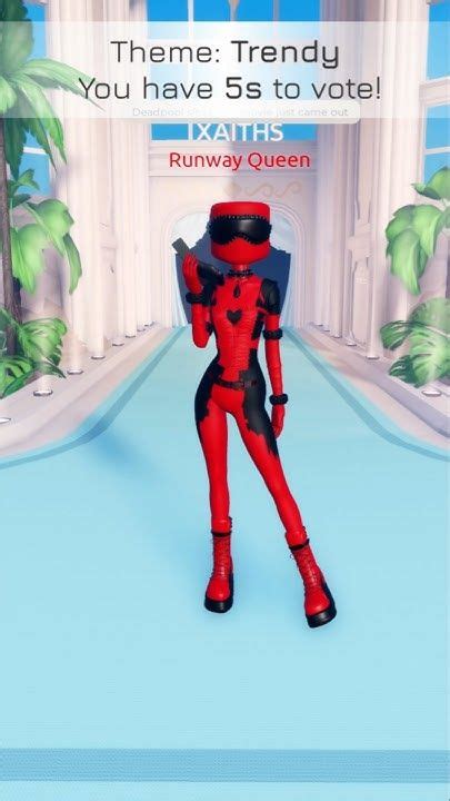 Deadpool In Dress To Impress⚔️ Roblox Robloxshorts Deadpool Byebyebye Dresstoimpress