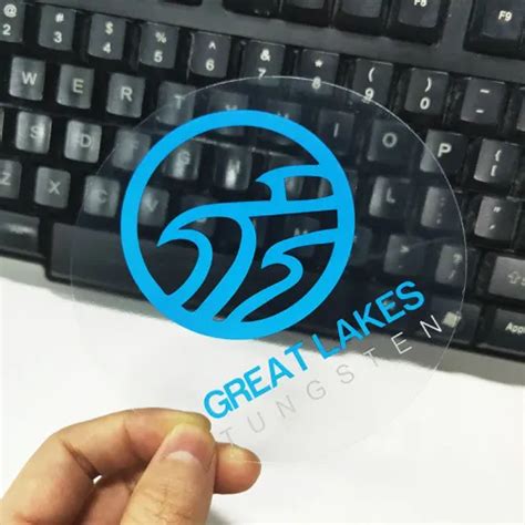 인쇄 된 둥근 투명 로즈 골드 로고 스티커 의 고품질 인쇄 된 둥근 투명 로즈 골드 로고 스티커