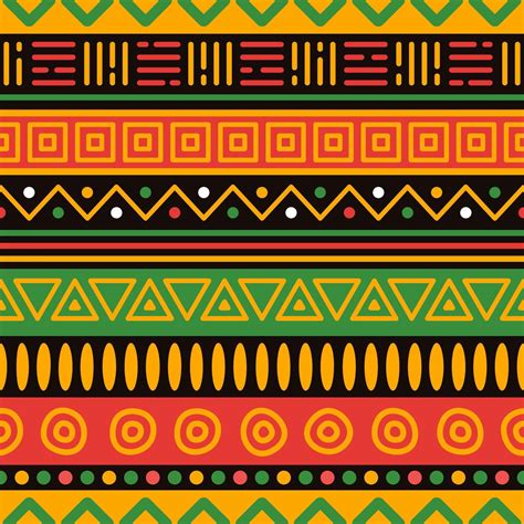 Pan African Color Seamless Pattern African Pattern Design African