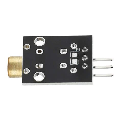 8pcs 3 pin 650nm 5v laser transmitter sensor module board ky 008 dot diode copper head sensor