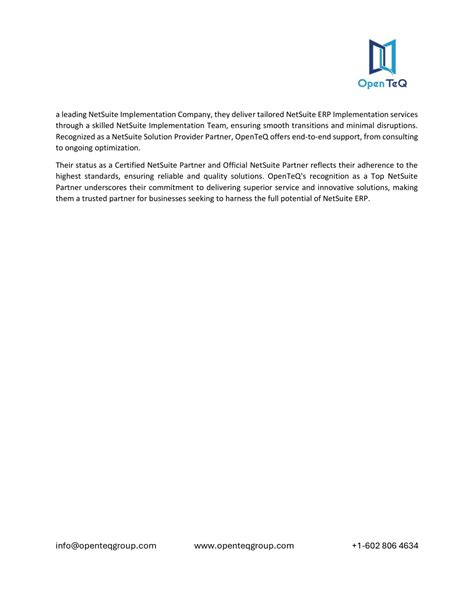 Ppt Seamless Data Flow With Openteqs Skilled Netsuite Integration Consultants Powerpoint