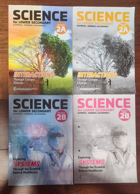 Secondary 2 Science Textbooksactivity Book 2a And B Hobbies And Toys Books And Magazines