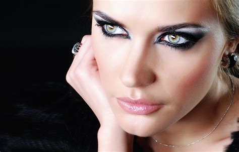 Обои Sexy Model Makeup на телефон и рабочий стол раздел стиль
