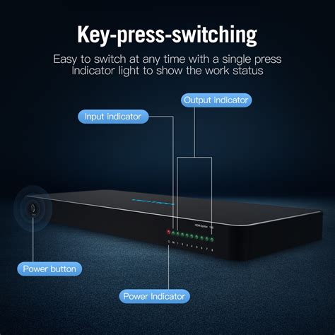 Vention 1 In 8 Out 4k Hdmi Switcher Converter Shopee Philippines
