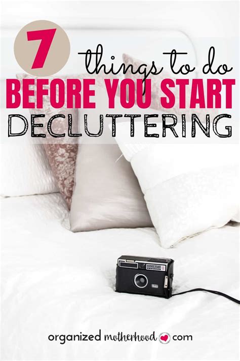 7 Things To Do Before You Declutter
