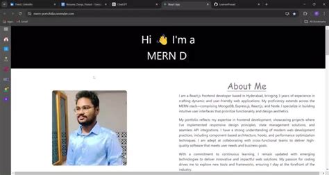 durga prasad buddhala on linkedin mernstack responsivedesign webdevelopment portfolio