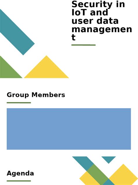 Security In Iot And User Data Management Pdf