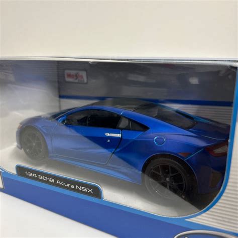 Yahooオークション Maisto 124 Acura Nsx 2018 Blue マイスト アキ
