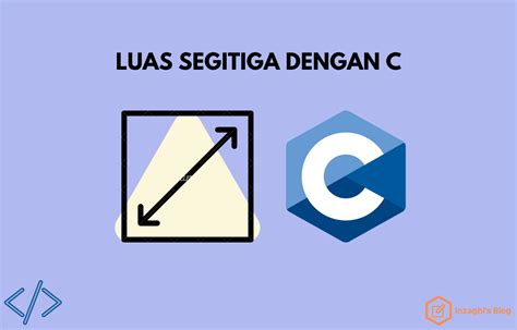 Program Menghitung Luas Segitiga Dengan C