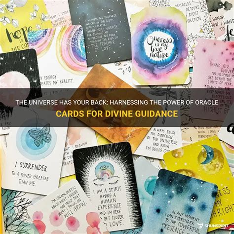 The Universe Has Your Back Harnessing The Power Of Oracle Cards For