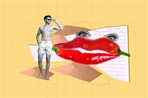 Man Eating Hot Chili Pepper Stock Illustrations 52 Man Eating Hot