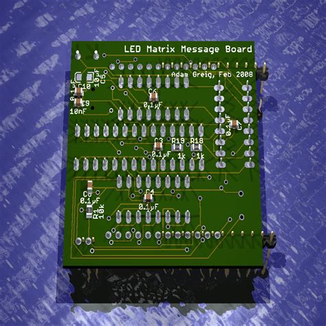 Led Matrix Message Board Pcb Design Sparkfun Community