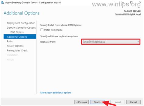 how to install a secondary domain controller in active directory