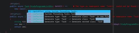 Omnisharp Actions Dont Work · Issue 38 · Weilbithnvim Code Action