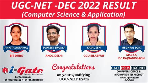 Ugc Net Result Computer Science And Application Discussion With Net