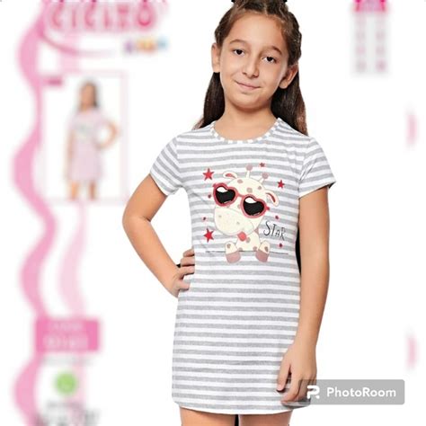 Туника хлопок Для девочек туники отличного качества с короткими рукавами с красивым принтом