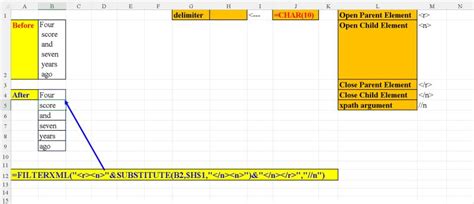 Meni Porat On Linkedin Split A Multi Line Cell Using Filterxml A Few