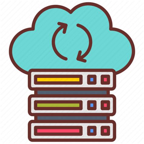 Data Recovery Cloud Syncing Database Icon Download On Iconfinder