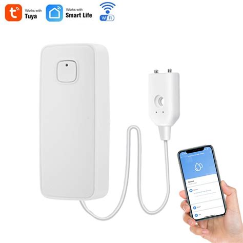 Wifi Water Detector Leakage Sensor Alarm Built In Vicedeal