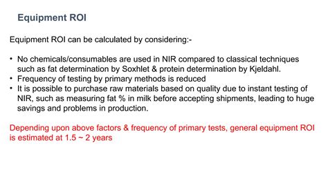 Nir Spectroscopy For Food Analysis Nir Pptx