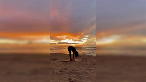 Watch Ias Officer Supriya Sahu Goes Viral Doing Beachside Yoga At