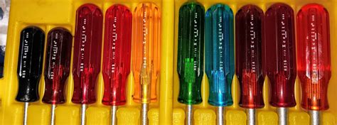 Vintage Xcelite Hs 6 18 Hollow Shaft Nutdriver 10 Piece Set 3 16 To 9 16 Set Usa Screwdrivers