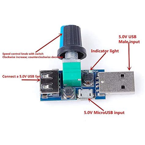 Usb Fan Speed Controller Ultimate Comfort For Usb Fans Electronikz
