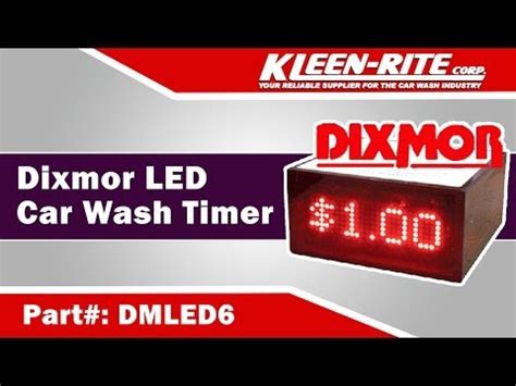 Dot Matrix Style Led Single Function Timer Dixmor Dm9 Kleen Rite