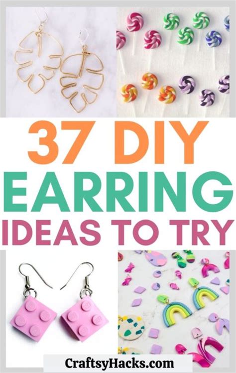 DIY Earring Ideas You Can Make On The Budget Craftsy Hacks