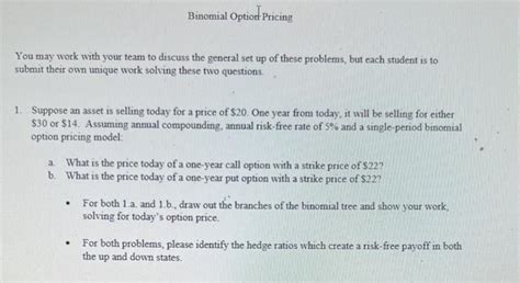 Solved Please Solve Problems A B In The Binomial Tree Chegg Com