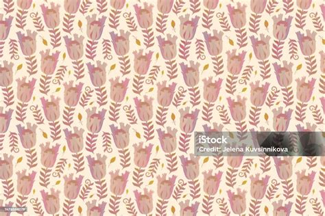 꽃 장식이 있는 섬세한 배경 포장 디자인 포장지 스크랩북 또는 엽서에 대한 래스터 그림 밝은 배경에 수채화 꽃입니다 0명에 대한 스톡 벡터 아트 및 기타 이미지 Istock