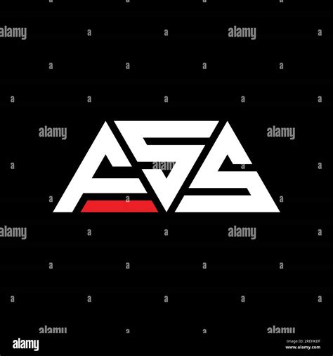 Fss Triangle Letter Logo Design With Triangle Shape Fss Triangle Logo Design Monogram Fss