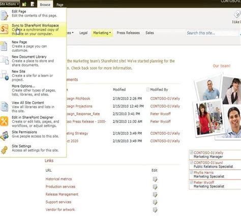 Synchronize Sharepoint 2010 Features Synchronize Sharepoint Content With Sharepoint Workspace