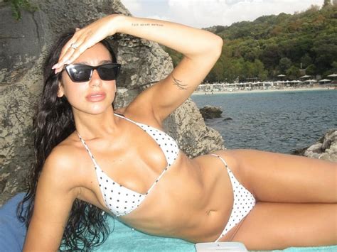 Dua Lipa Shows Off Toned Body In Skimpy Bikinis