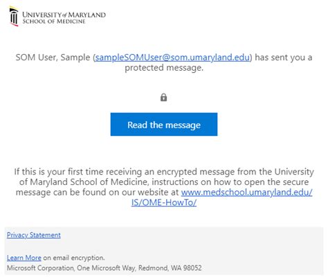 Sending Secure Encrypted Email University Of Maryland School Of Medicine