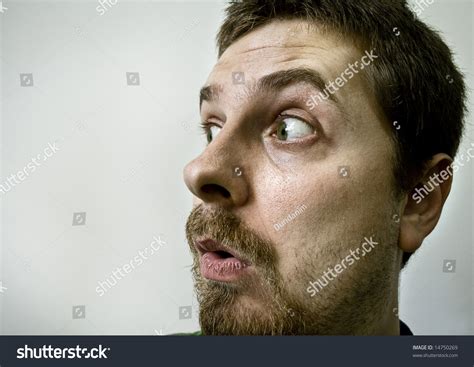 Funny Guy Surprised Expression On His Stock Photo Shutterstock
