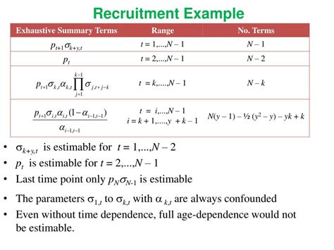Ppt Determining Parameter Redundancy Of Multi State Mark Recapture Models For Sea Birds
