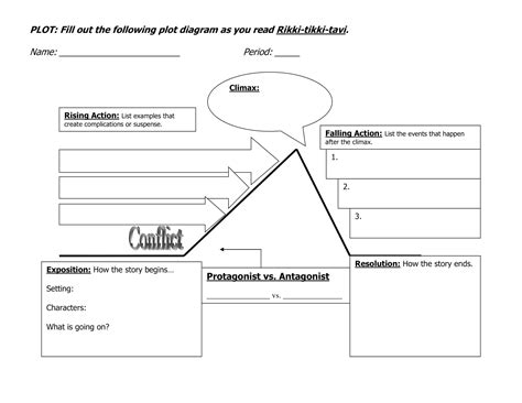 free printable plot diagram templates [pdf word excel] with definitions