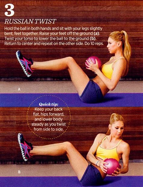 Wanderer Wonderer Russian Twist Medicine Ball Workout