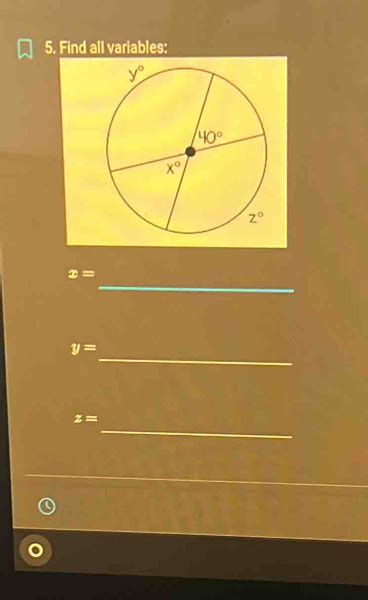 Find All Variables X Y Z Math
