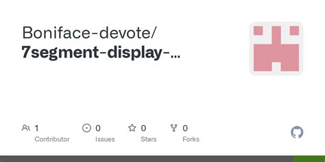 GitHub Boniface Devote Segment Display Coding In Avr Studio