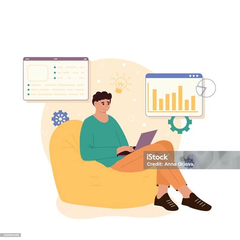 콘텐츠 관리 시스템 개념 설계 또는 Cms 개념 설계 소프트웨어 개발 웹 사이트 아키텍처 플랫 벡터 일러스트 레이 션 웹페이지에