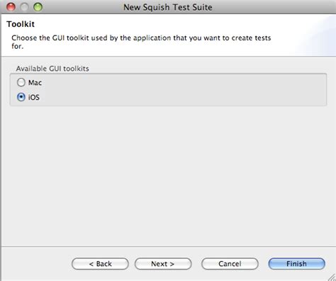 Squish For IOS Tutorials Squish