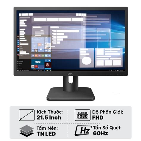 Màn hình AOC 22E1H 74 21 5inch FHD TN 60Hz 5ms 250nits HDMI VGA