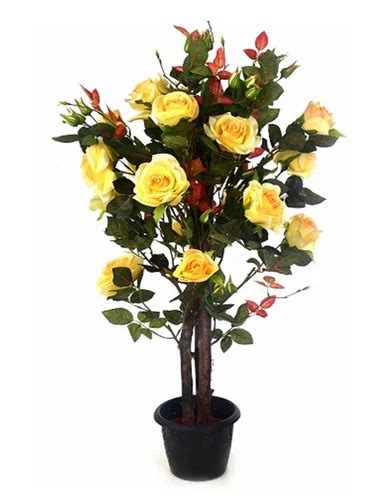 Artificial Open Rose Plant Yellow Color 2 Feet At Rs 199900 Kadam