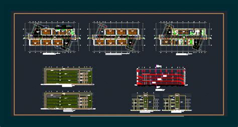 University Classroom Building Dwg Block For Autocad • Designs Cad