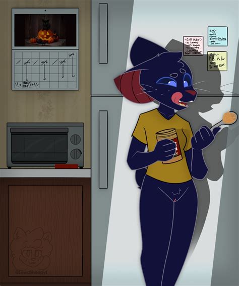 Rule 34 2022 Anthro Appliance Artist Name Black Body Black Fur Blue