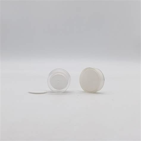 미니 항아리 피라미드 라운드 아크릴 5ml 컨테이너 화장품 플라스틱 크림 항아리 화장품 포장 스킨 케어 크림 5g 중국 제조