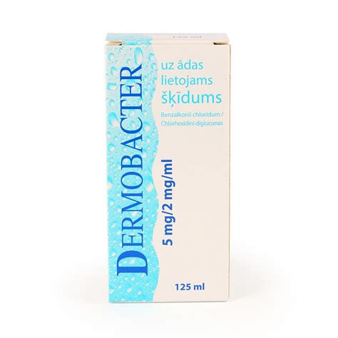 Dermobacter 5 Mg 2 Mg Ml Uz ādas Lietojams šķīdums 1