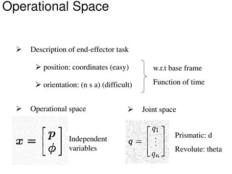 Ppt Homogeneous Vector Homogeneous Transformation Matrix Powerpoint